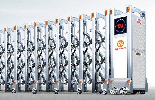 Cổng xếp inox TAK-Y019